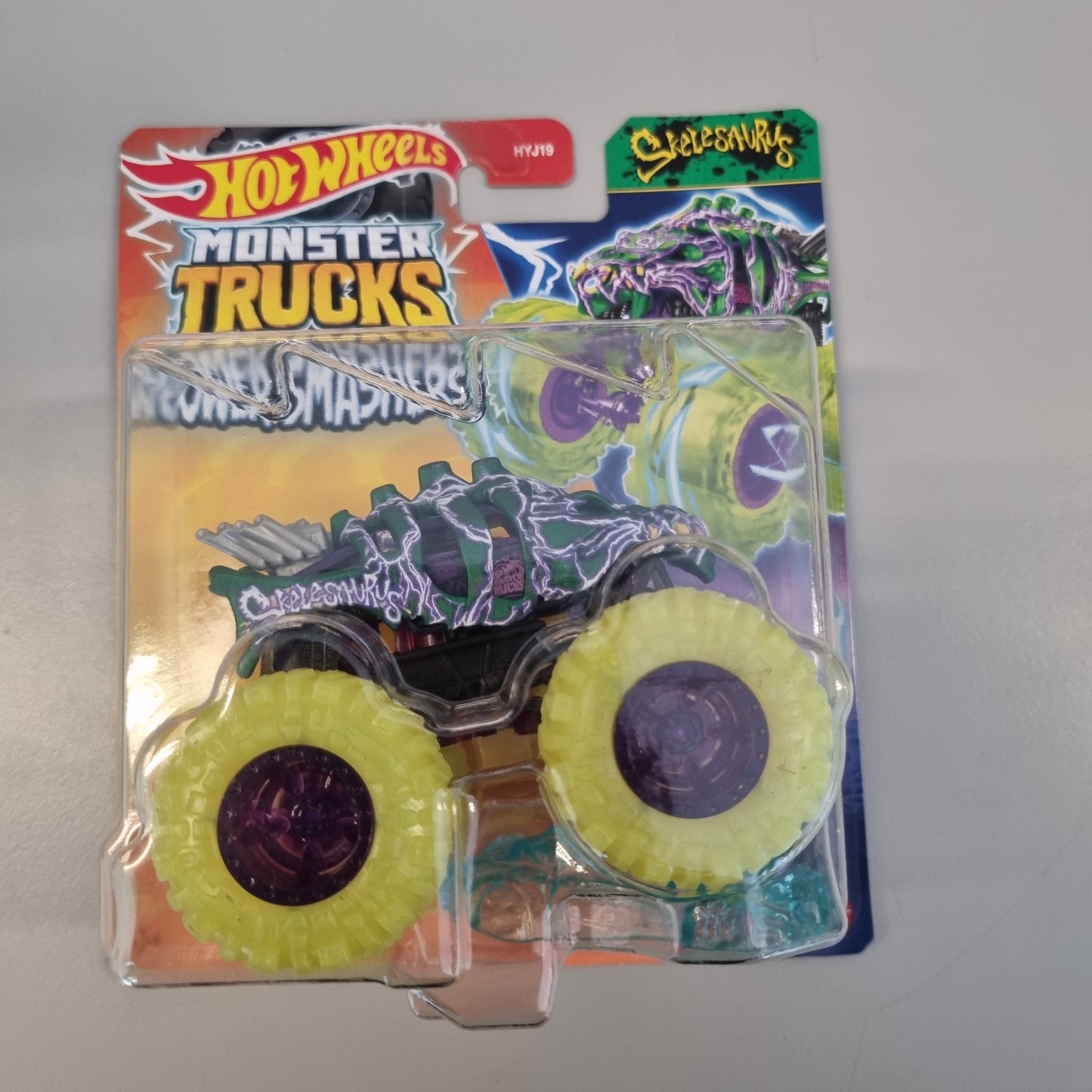 Hot wheels Monster Trucks : Power Smashers : Skelesaurus – Altmuligbutikk